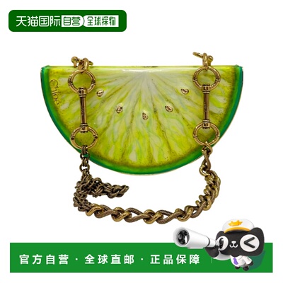 CHLOÉ 女士斜挎包 CH26US754R7839Z SS2026 绿色 Tropicus 青柠切