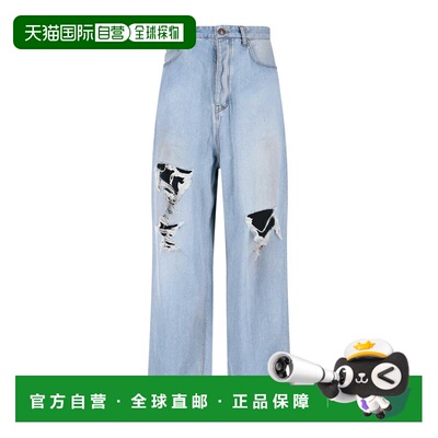 BALENCIAGA 女士休闲裤 849951TTWA34200 SS2026 浅蓝色