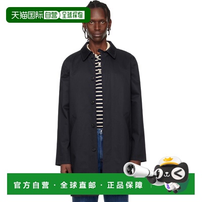 A.P.C. 男士 海军蓝 Urban 麦金托什大衣 COZBAH01103IAKDARKNAVY