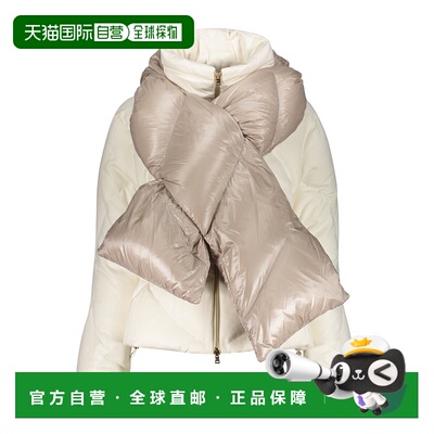 HERNO 女士外套 PI001833D380871200 AW2023 花色 可拆卸围巾羽绒