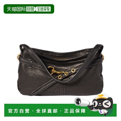 MIU MIU 女士单肩包 5BC1822BBLVOOOF0002 CO 黑色 Aventure单肩