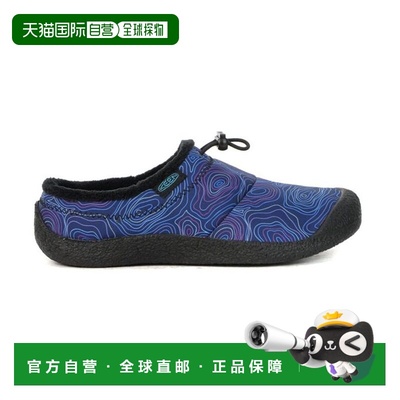Keen女士Howser III黑色/蓝色环礁套脚鞋 1029440