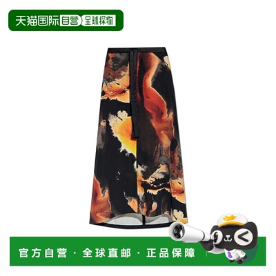 Y-3女士半身裙KA69590BLACKMULTCO长裙