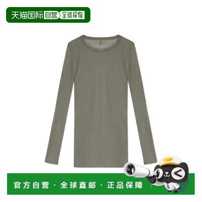 RICK OWENS 男士T恤 RU01F2250MR35 SS2026 灰色 Long sleeve T-s