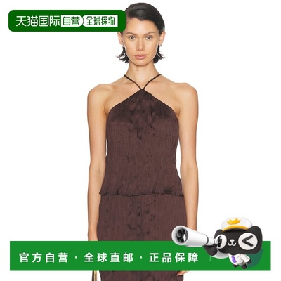 1h可退 潮奢 Staud 女士 Akari 上衣 R26R1137LE brown棕色 舒适