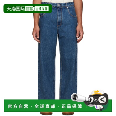 1h可退 潮奢 Bally 巴利 男士 腰带环牛仔长裤 MTR025CO334外穿