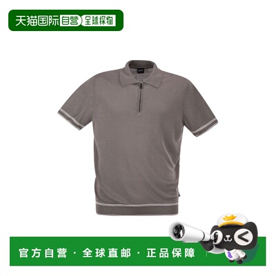 BOSS 男士POLO衫 5056047410278950510 CO 灰色 Linen and viscos