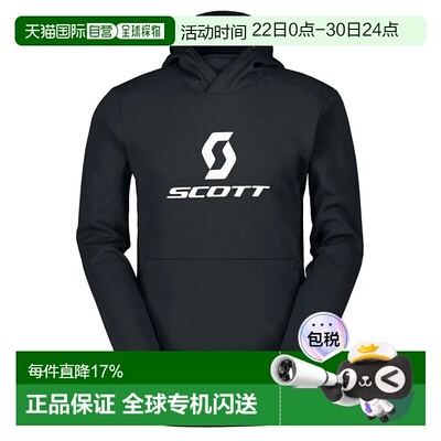 SCOTT Defined 中长款连帽卫衣 中性户外