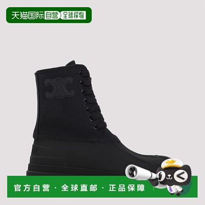 CELINE 女士靴子 362422198C38NO AW2025 黑色 TRIOMPHE BOOT女靴