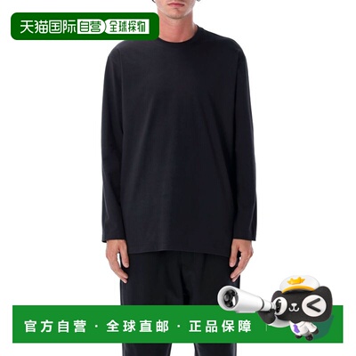 Y-3 男士T恤 25AJX4747B AW2025 黑色 Graphic long sleeves t-sh