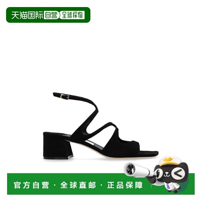 1h可退 JIMMY CHOO 女士凉鞋 AZILIA45SUEBLACK AW2025 黑色