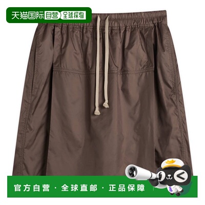 rick owens 瑞克 欧文斯 女士 + Moncler Shell 直筒抽绳短裤 MU0