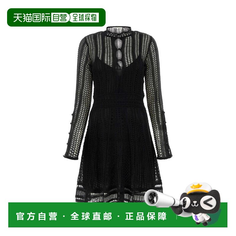 CHLOÉ 女士连衣裙 CHC23WMR13530001 AW2023 黑色 Black linen bl