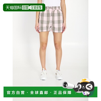 BURBERRY 女士休闲裤 8123642A5961 SS2026 粉红色 EVELYN CHK SH