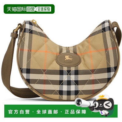 1h可退 潮奢 Burberry 巴宝莉 女士 驼色 Horseshoe 斜挎包 81113