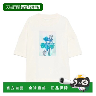 1h可退 PALM ANGELS 男童T恤 PBAA002S26JER003002 SS2026短袖
