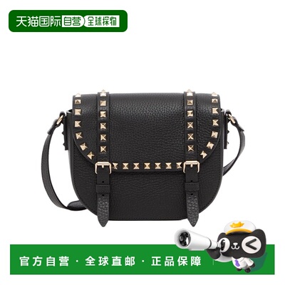 VALENTINO 女士斜挎包 WB0Q95VSF0NO SS2025 黑色 铆钉单肩包