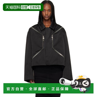 rick owens 瑞克 欧文斯 女士 黑色 Temple Heizer Mac 夹克 RP01