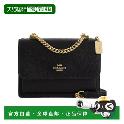 COACH 女士单肩包 CZ987IMBLK SS2025 黑色 迷你 Klare 斜挎包