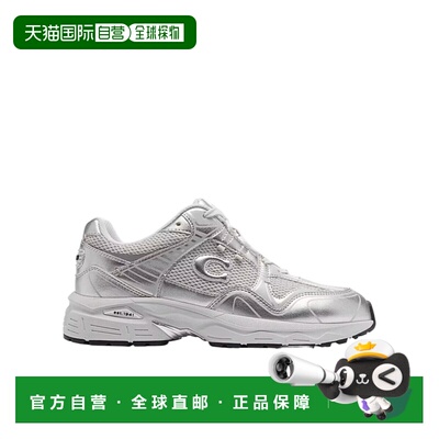 COACH 女士运动鞋 CU275OPI AW2024 灰色厚底徽 C301