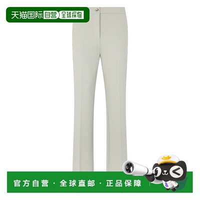 PINKO 女士休闲裤 104926A36RI18 SS2026 灰色 Viscose pants wit