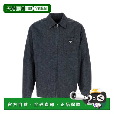 PRADA 男士衬衫 GEC121SOOO19XKF0008 AW2026 蓝色