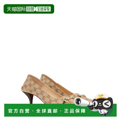 GUCCI 女士高跟鞋 865515FAFZD9167 SS2026 浅棕色单鞋