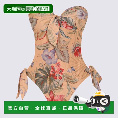 1h可退 ZIMMERMANN 女士连体衣 9183WSS254TANMULFLO AW2025泳衣