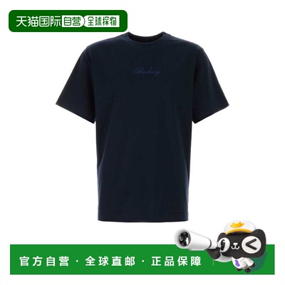 BURBERRY 男士T恤 8119055A1222 SS2026 蓝色 Midnight blue cott