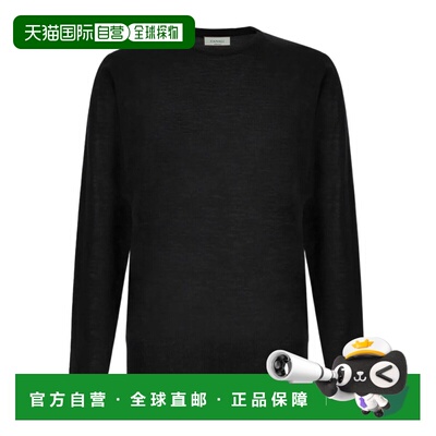 Canali 男士针织衫 MK01149C0012100 AW2025 黑色 长袖毛衣