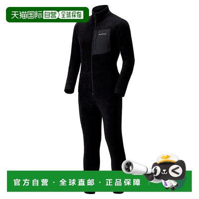 1h可退 mont-bell 男士运动套装 1106553BK CO 黑色 Stretch CLIM