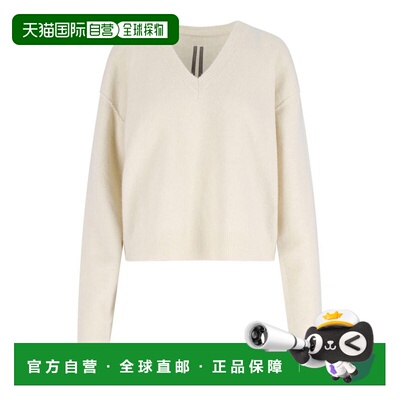 1h可退 RICK OWENS 女士针织衫 RP02E4650KWP11 AW2025 白色