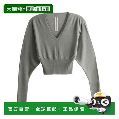 RICK OWENS 女士针织衫 RP02F5665M34 AW2026 灰色 长袖针织衫