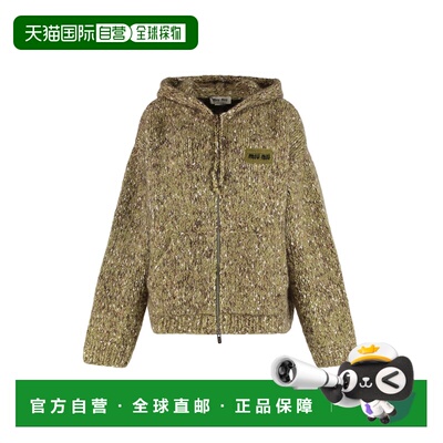 MIU MIU 女士卫衣 MMF01LSOOO17JBF0362 SS2026 绿色