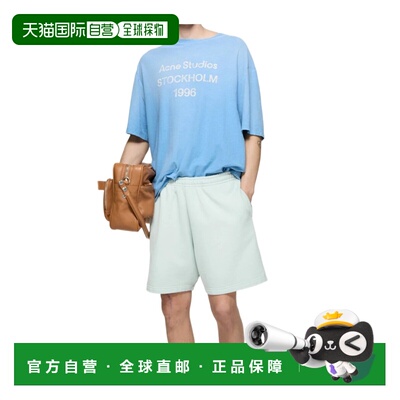 ACNE STUDIOS 男士短裤 CE0094DXT AW2026 蓝色 松紧腰身短裤