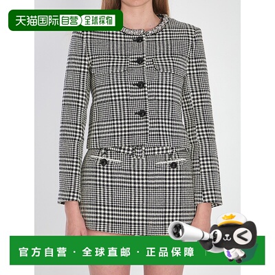1h可退 SELF-PORTRAIT 女士外套 PF25111JBWBLACKANDWHITEBLACKAN