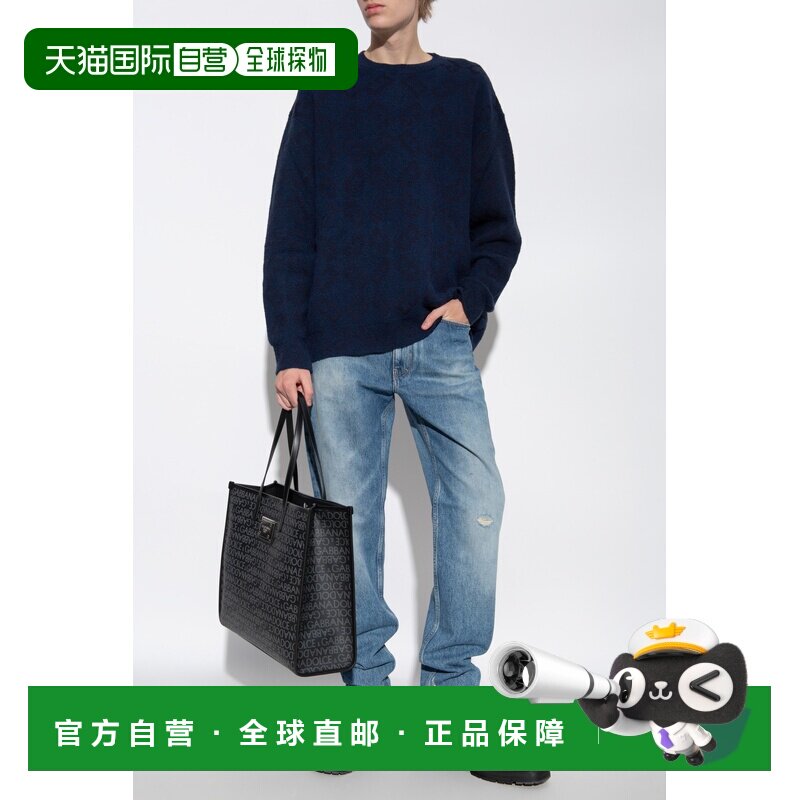 GIVENCHY 男士针织衫 BM90T24YKP401 SS2025 黑色