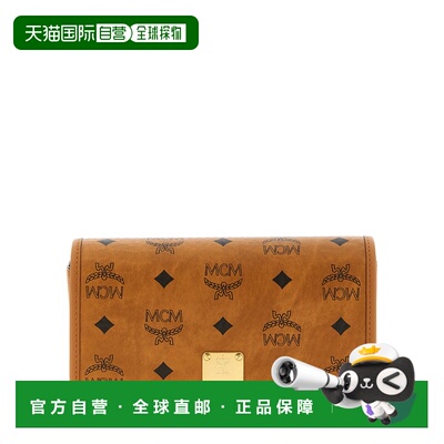MCM 男士斜挎包 MXZGSTA01CO SS2026 棕色 'Aren' smartphone hol