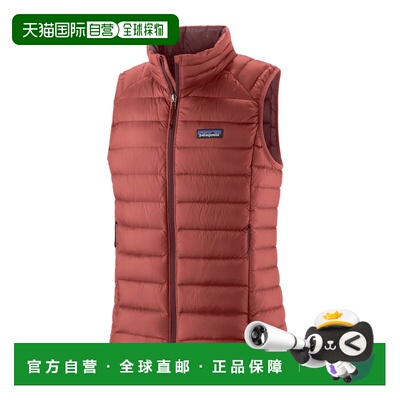 Patagonia 女士羽绒服 84629PTRE AW2025 红色 拉链羽绒马甲