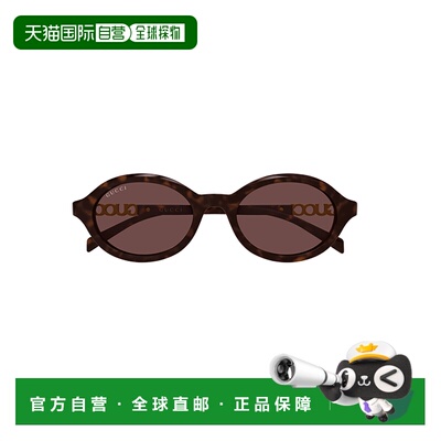 GUCCI 女士眼镜 GG2153S002 SS2026 棕色 椭圆形镜框太阳镜
