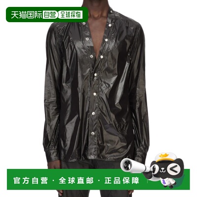 RICK OWENS 男士衬衫  SS2026 DU01F4287CVS09黑色长袖