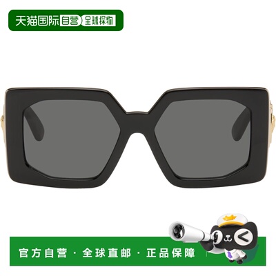 versace 范思哲 女士 黑色 Medusa Biggie Maxi 太阳镜 0VE4478U8