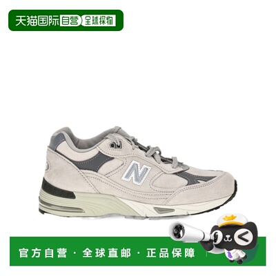 NEW BALANCE 女士运动鞋 W991PG1 AW2026 白色 系带运动鞋