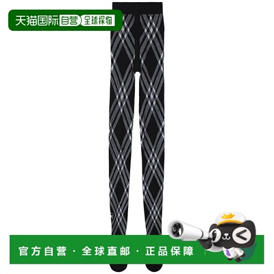 BURBERRY 女士袜子 8083660A1189 SS2025 黑色 TIGHTS连裤袜