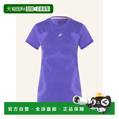 1h可退 ASICS 女士T恤 100281933517000 CO 紫色 ROAD SEAMLESS S