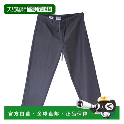 MOSCHINO 女士休闲裤 034982190555 SS2026 黑色 Velvet Pants