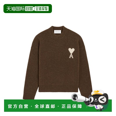 1h可退 Ami Paris 女士针织衫 UKS836DKN0135A362 AW2026