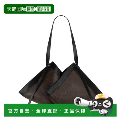 YUZEFI 女士手提包 WONTONPEBBLEGRAINLEATHERESPRESSO单肩包