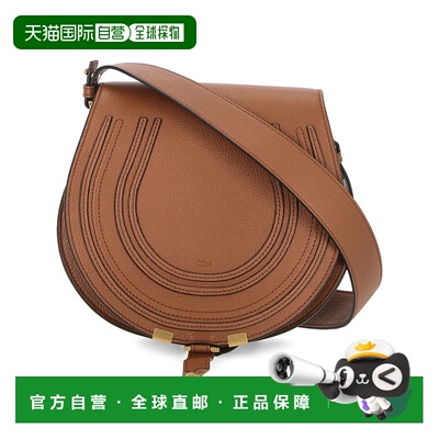 CHLOÉ 女士斜挎包 C24AS679I3125M AW2024 棕色 徽标单肩包