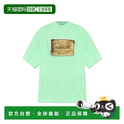 ACNE STUDIOS 女士T恤 FNUXTSHI000162CL0391AQRNEONGREEN